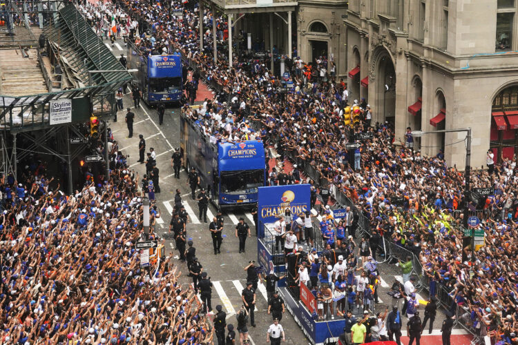 Brunson, Knicks celebrate NBA title with big parade | News, Sports ...